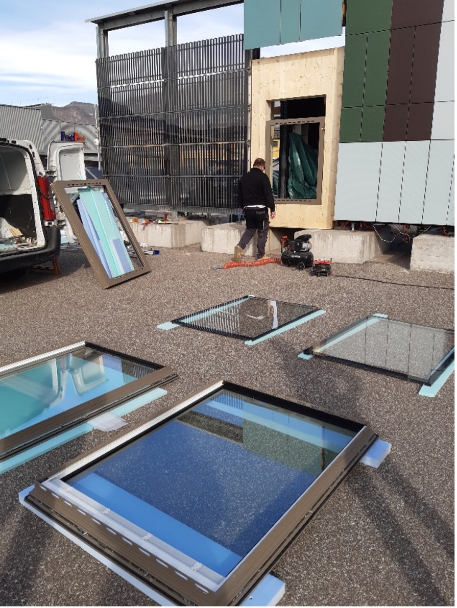 Installation of the Active Window System prototypes for experimental ...